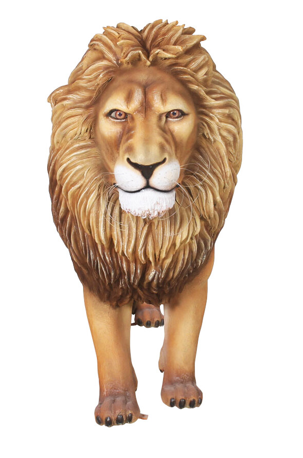 Large Lion Statue - Lion Statue Life Size Realistic - Indoor Outdoor | eBay