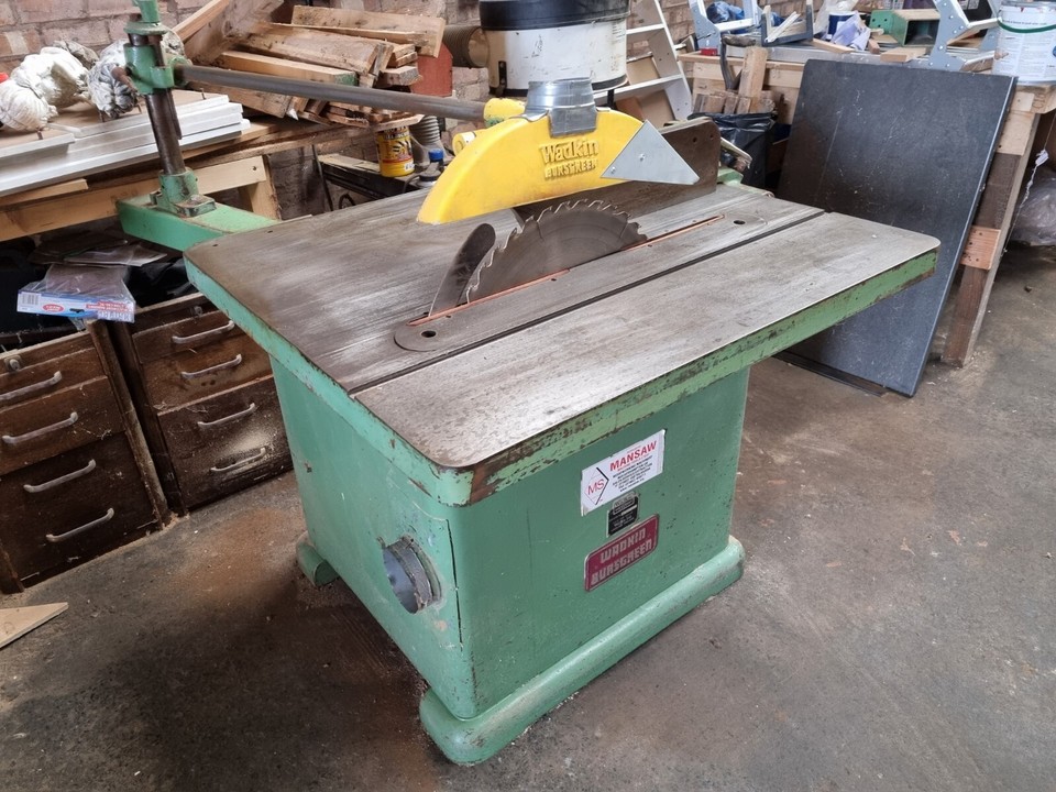 wadkin bursgreen table saw | eBay UK