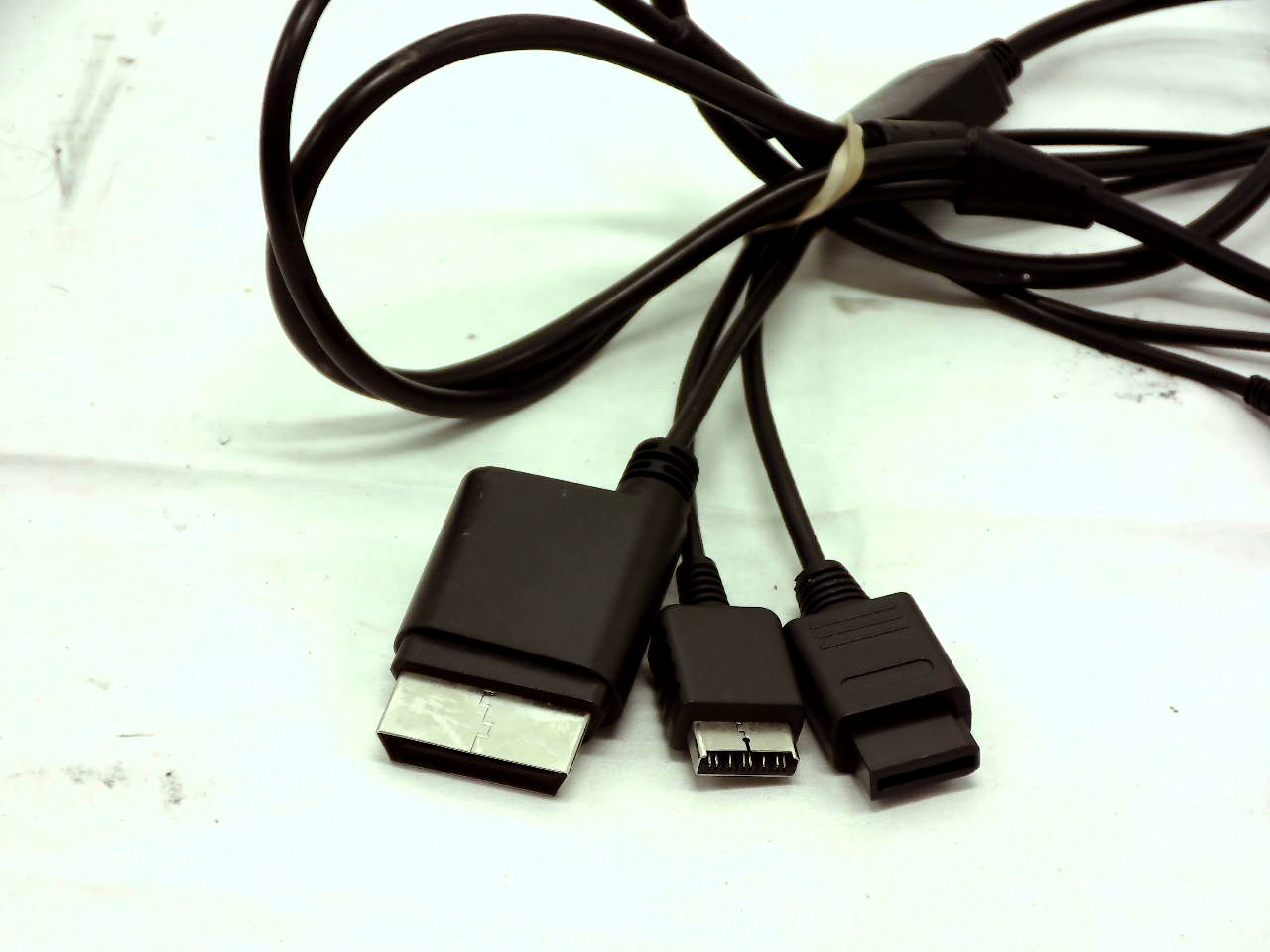 3 in 1 Multi Console Component AV cable for PS2/PS3 Wii Xbox 360 Black | eBay