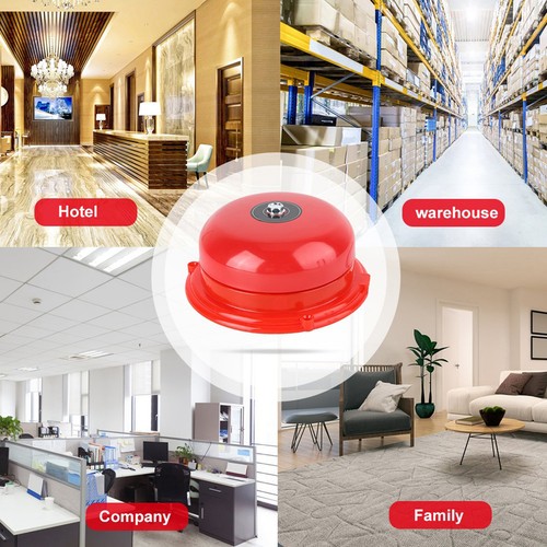 4 Inches Metal Fire Control Internal Strike Alarm Bell Strong Tapping ...