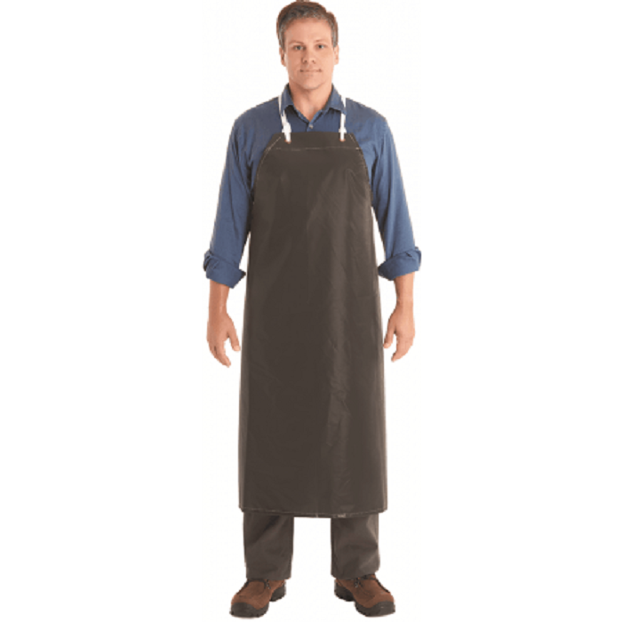 Ansell CHEMICAL & UTILITY NEOPRENE APRON Size-L, Heavy Duty BLACK *Aust ...