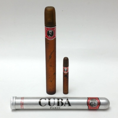 Cuba Paris Red Eau De Toilette Spray Cologne Men 1.17 fl oz & 0.17 fl ...