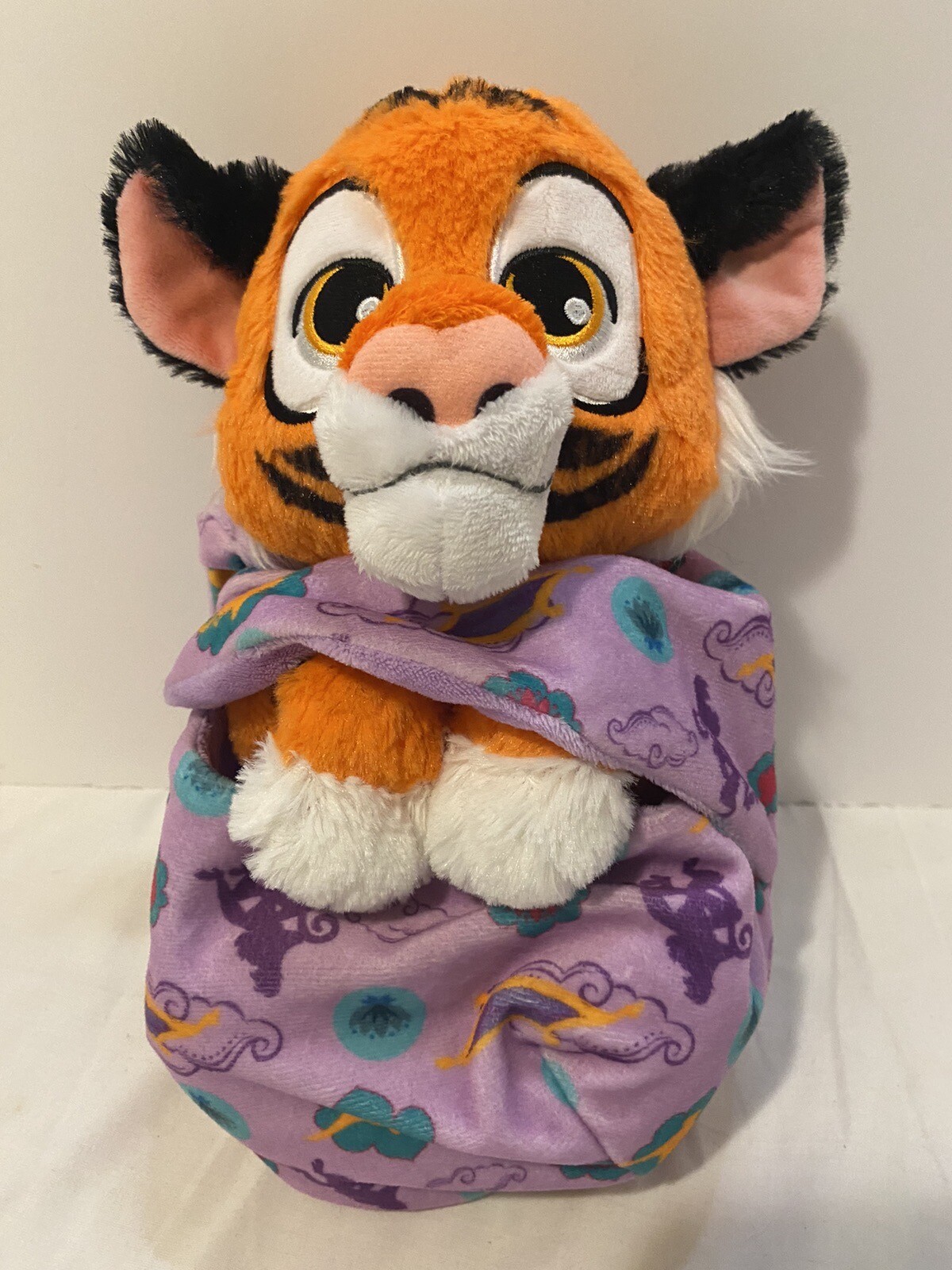 Disney Parks Disney Babies Rajah Aladdin Blanket Plush Swaddle Baby EUC ...