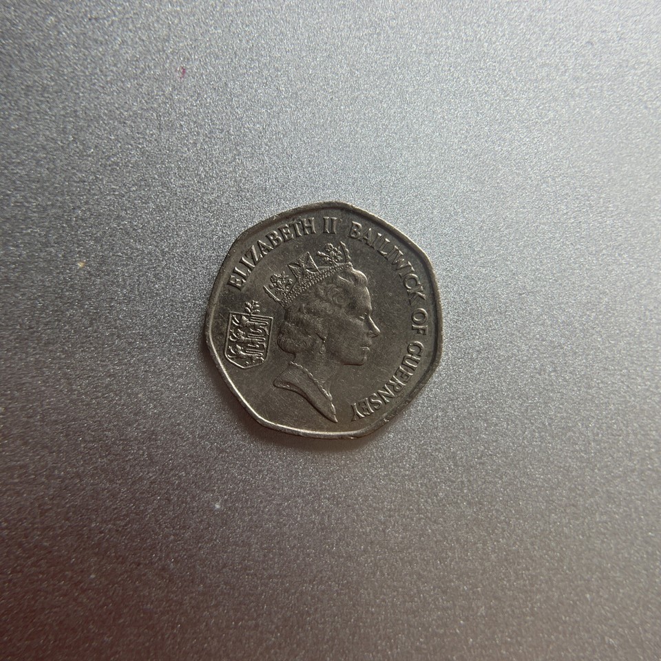 Rare BAILIWICK OF GUERNSEY Circulated 20p Coins Year 1999 and 1990 ...