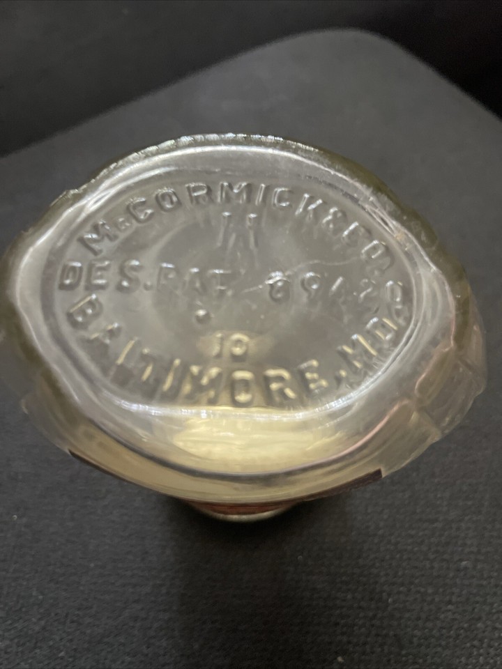 McCORMICK Pure Prepared MUSTARD JAR CONDIMENT SPICE GLASS Vintage | eBay