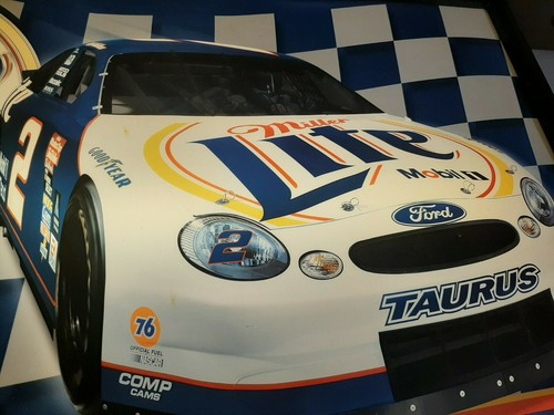 Miller Lite Rusty Wallace Nascar Lighted Sign. 30"x22". Large. | eBay
