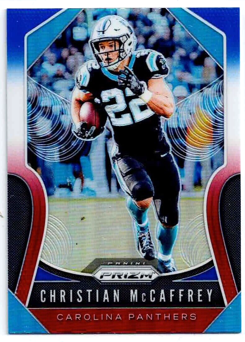 2019 Panini Prizm - Red White & Blue Prizm #179 Christian McCaffrey for ...