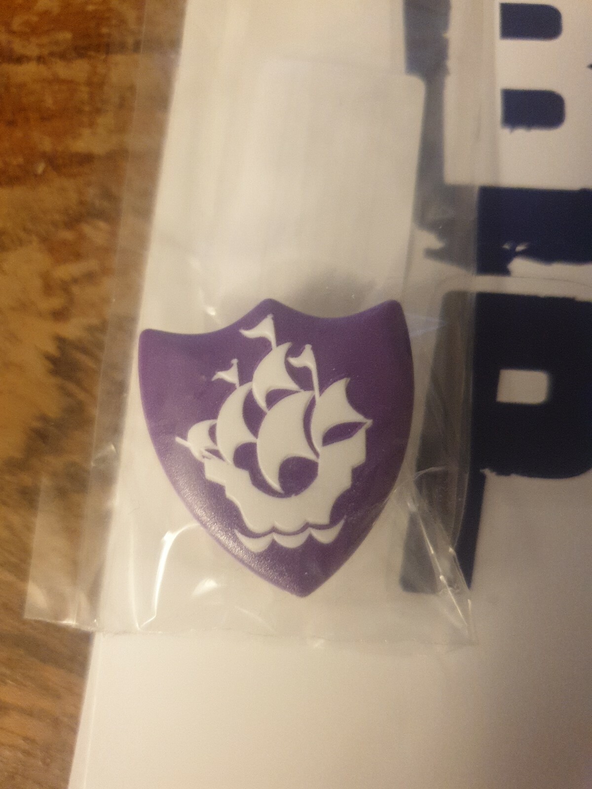 Genuine Blue Peter Badge Purple Badge BBC Offical Badge & Letter Not A ...