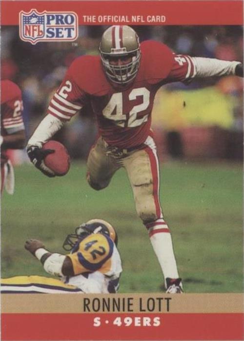 1990 Pro Set Ronnie Lott #291 for sale | eBay