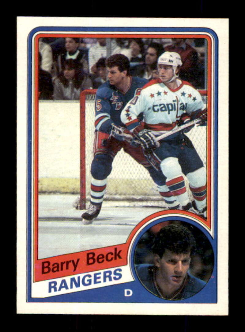 1984-85 Topps #105 Barry Beck NM/NM+ NY Rangers 245496 | eBay