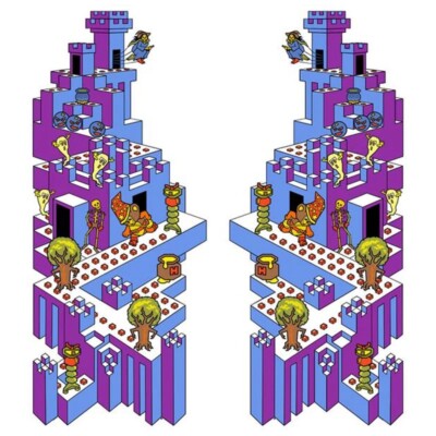 Crystal Castles Arcade Side Art 2 Piece Set Laminated High Quality | eBay