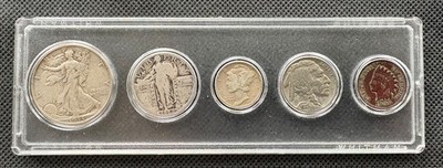 American Obsolete Collection US Coin Set 90% Silver Half, Quarter, Dime ...
