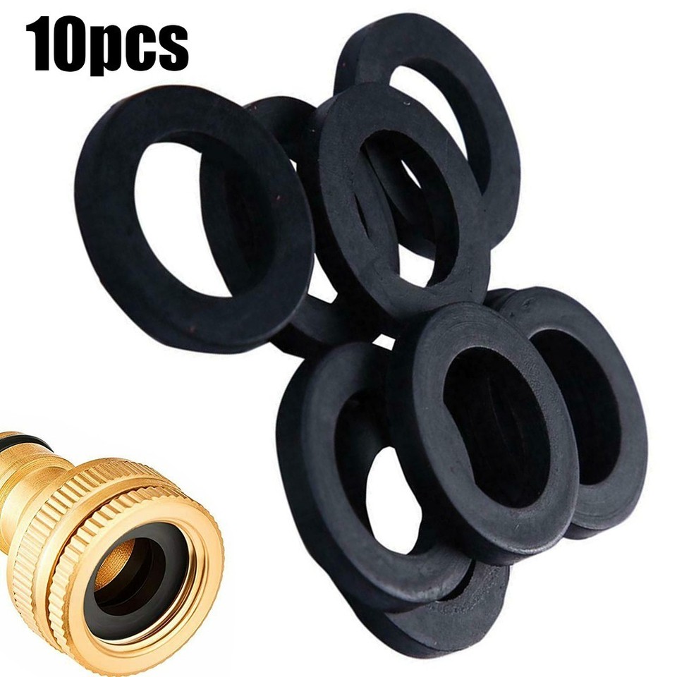 Rubber Washers Gasket 10pcs Bathroom Shower Pipe Washers Rubber Ring ...