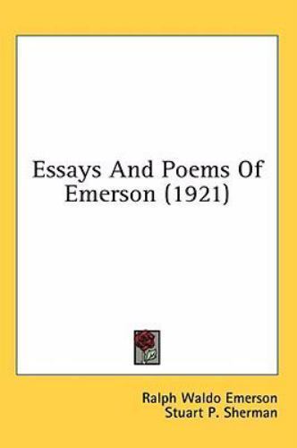 Essays and Poems of Emerson by Ralph Waldo Emerson (2008, Hardcover ...