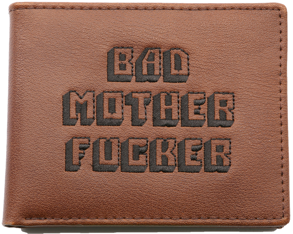 PULP FICTION BMF Bad Mother F*cker Leather Wallet FREE EXPRESS POST USA ...