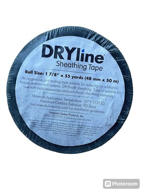 New Dryline Sheathing Tape 1 7/8 inches x 55 Yards | eBay