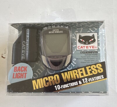 Cat Eye Micro wireless 10-Function 12-Features Cyclocomputer | eBay