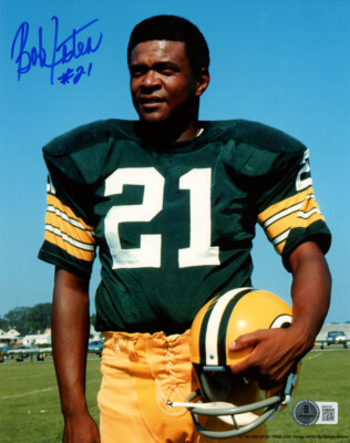 Bob Jeter Autographed/Signed Green Bay Packers 8x10 Photo Beckett 47896 ...