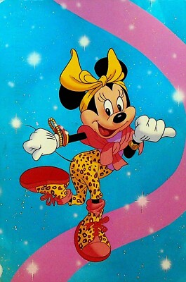 Minnie Mouse Walt Disney Postcard 1984 Dancing | eBay