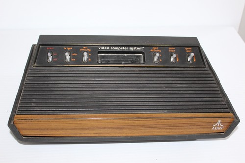 Atari 2600 Six Switch Woodgrain Console For Parts or Repair | eBay