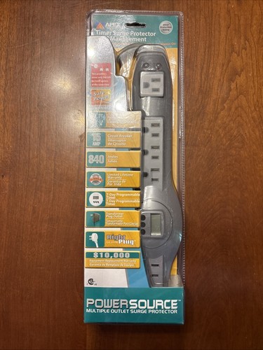 Apex Timer Surge Protector Cord Management | eBay