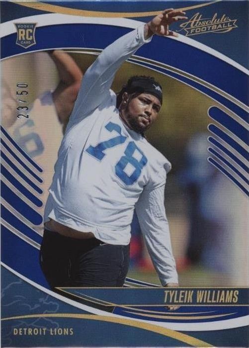 2025 Panini Absolute - Rookies Tyleik Williams #192 Spectrum Blue /50 ...