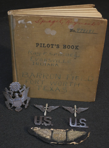 WWI - Interwar USAAS Army Air Service Pilot's Log Book, Bullion Wings ...