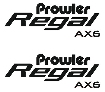 PROWLER REGAL AX6 DECAL STICKER FLEETWOOD RV CAMPER WHEEL TRAILER TIGER ...