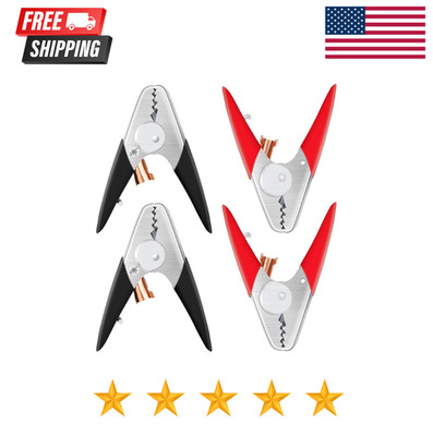 4 PCS Jumper Cable Clamps Heavy Duty, Battery Clamps 1100A Jumper Cable ...