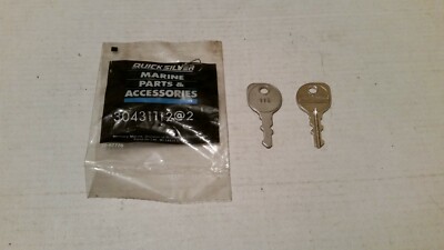 QTY (2) Mercury & Mariner Outboard Mercury Cruiser Key Blanks #112 ...