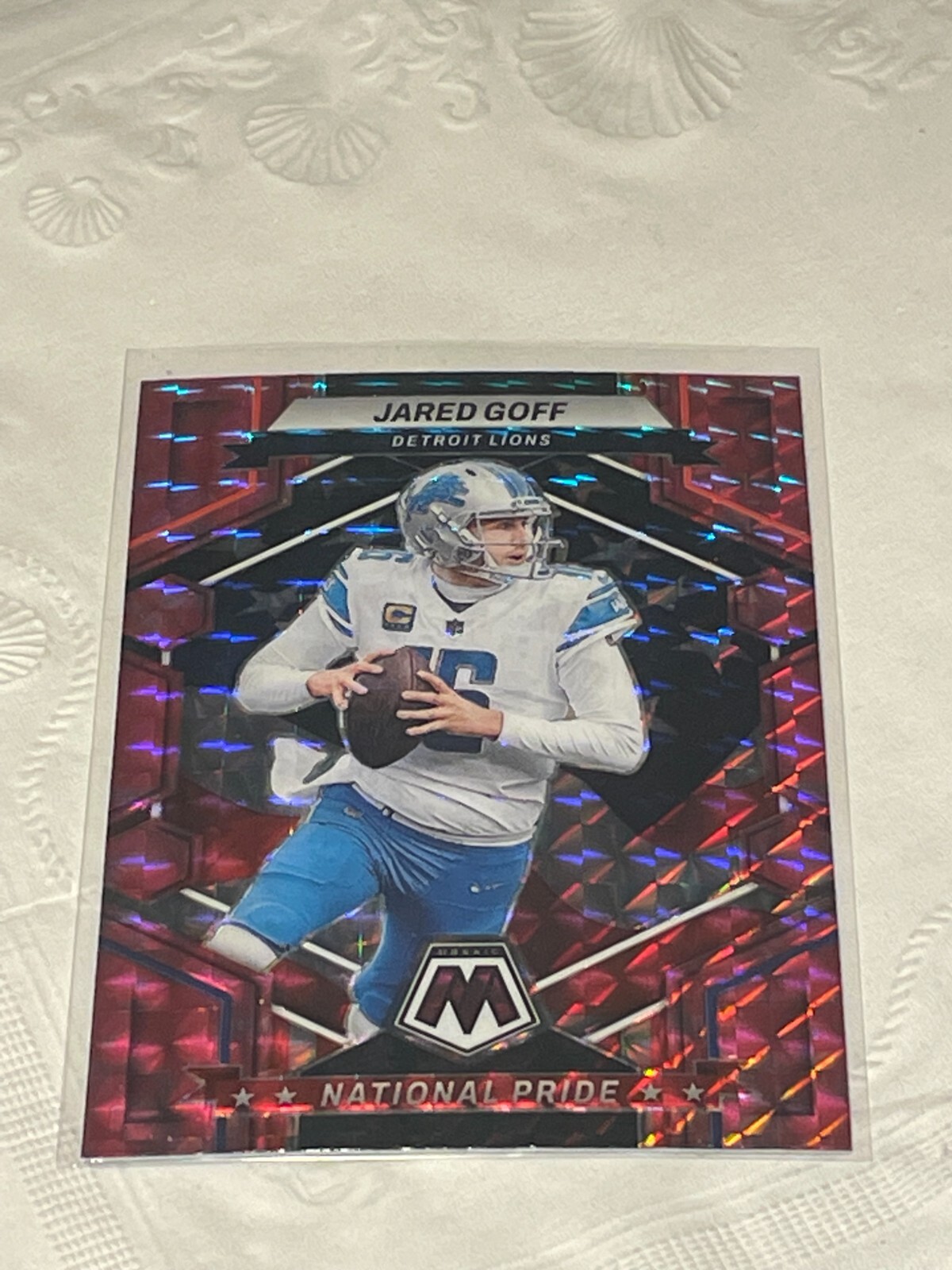 2023 Mosaic Jared Goff #258 Pink Camo Mosaic National Pride Detroit ...