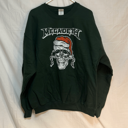Megadeth winter skull crewneck pullover Sweater NWOT- Fast shipping | eBay
