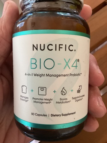 Nucific Bio-X4 Probiotic 90 Capsules Weight Management Supplement | eBay