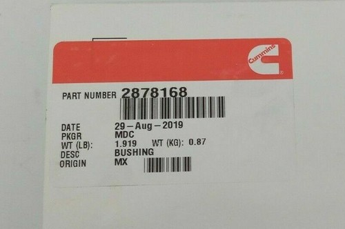 CUMMINS BUSHING 2878168 GENUINE | eBay