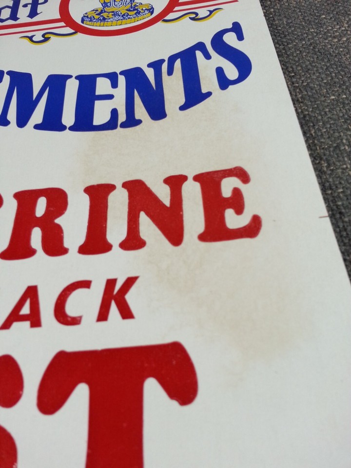 Wolverine Lumberjack Fest Lumbermans Park MI Cardboard Poster Schmidt ...