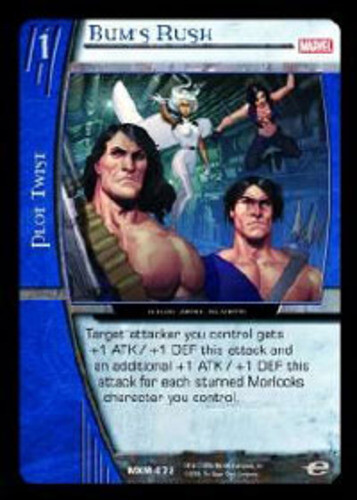 VS System: Bum's Rush - Foil [Played] Marvel X-Men TCG CCG Classic Marvel DC DH | eBay