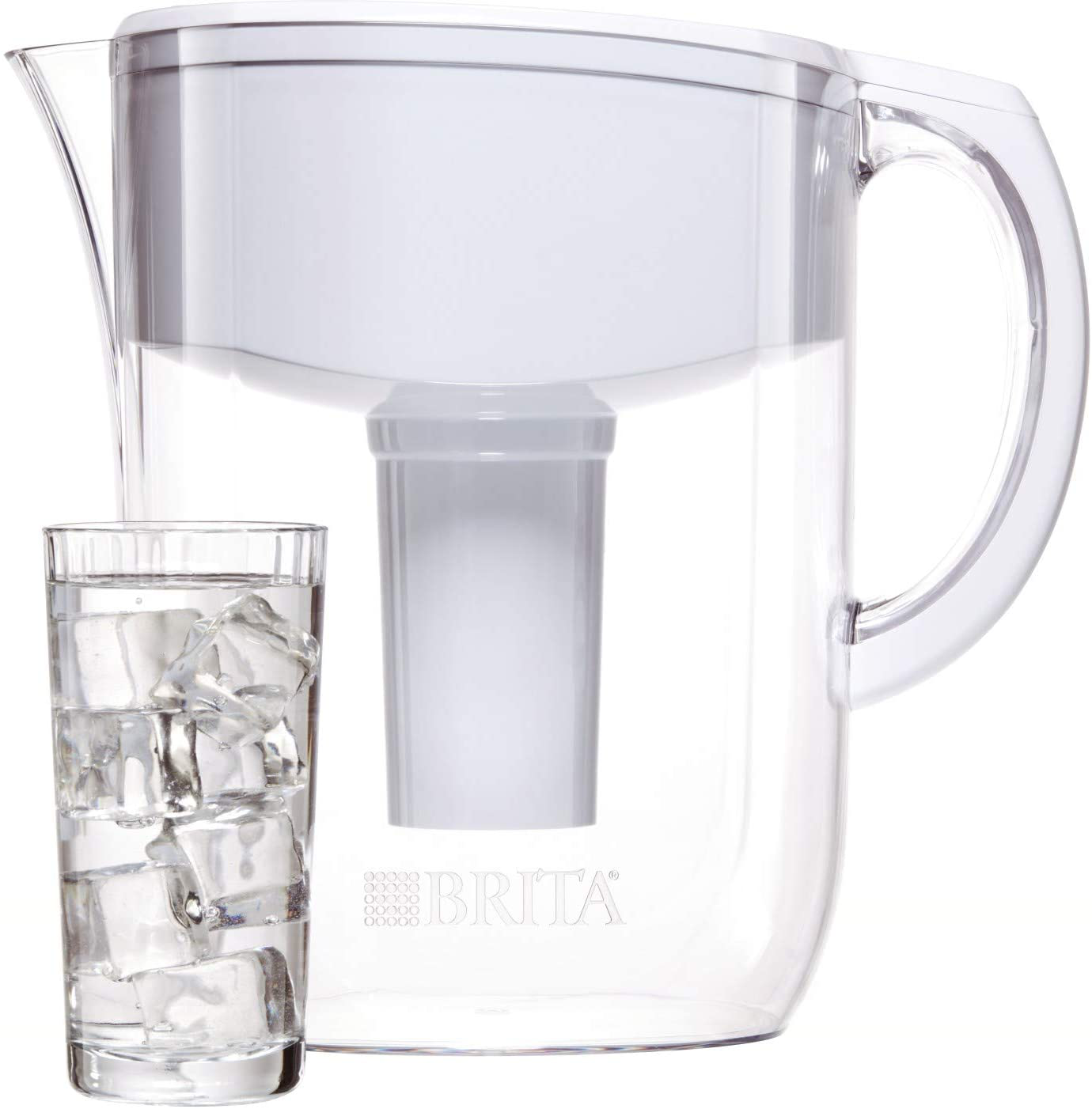 Brita Standard Everyday Water Filter Pitcher, White, Large 10 Cup | eBay