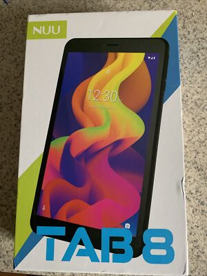 NUU TAB 8 T0802L 8" IPS 1280 X 800 1.5GHz Quad Core CPU 32GB - Black | eBay