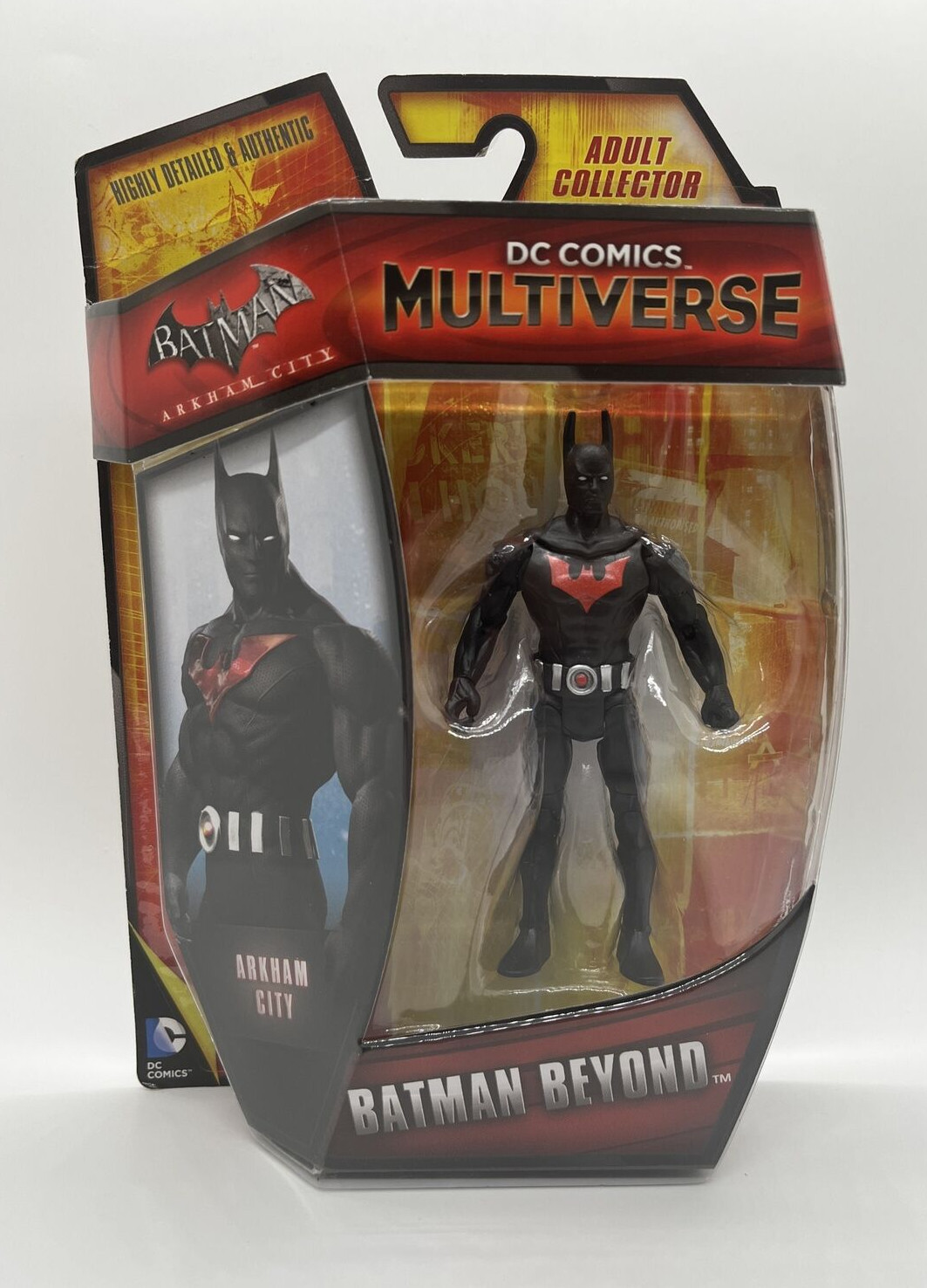 DC Comics Multiverse Arkham City Batman Beyond Bruce Wayne Figure 3.75 ...