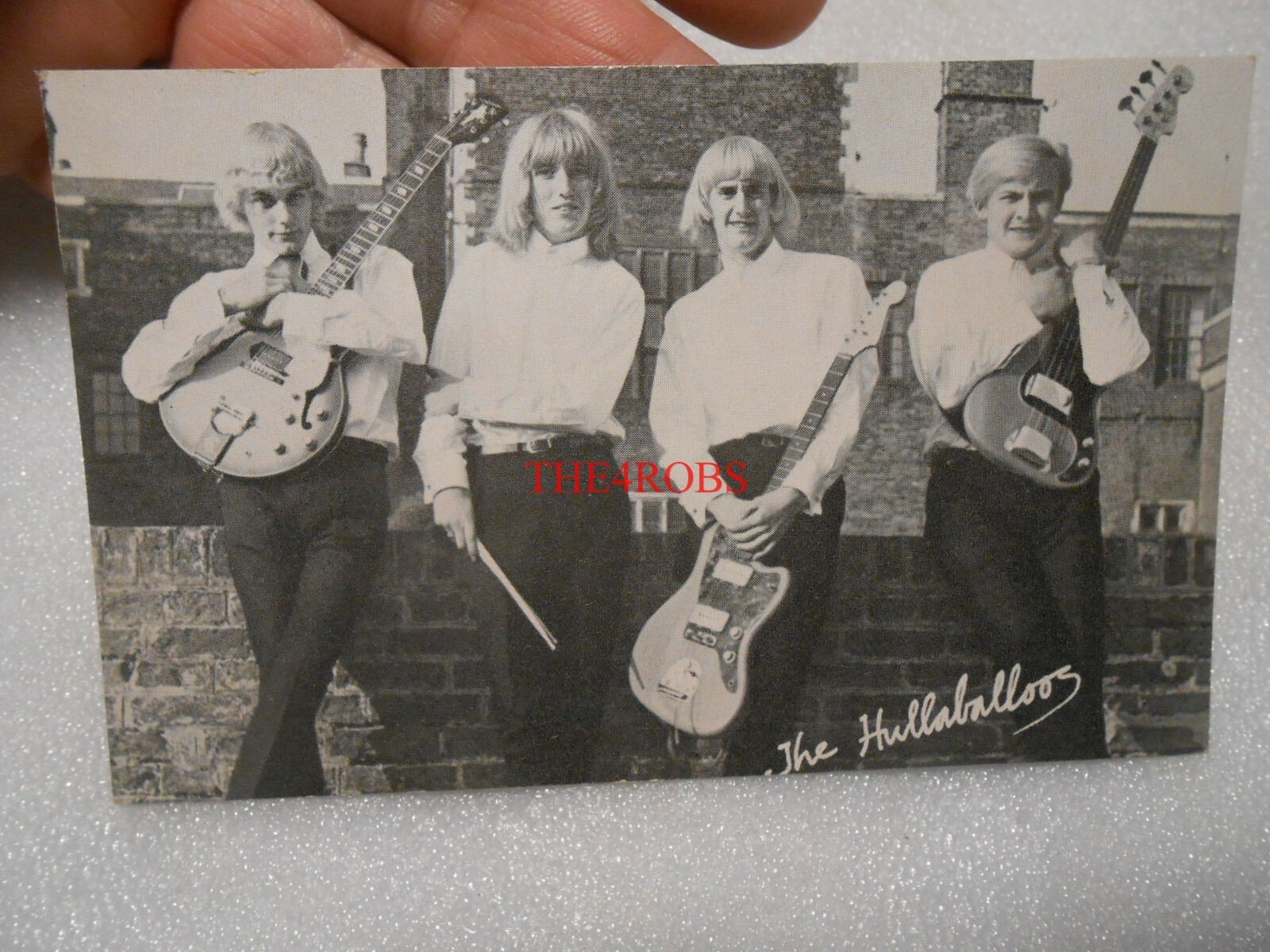 Original 1960s Billboard Postcard The Hullaballoos Rock Band Exhibit ...
