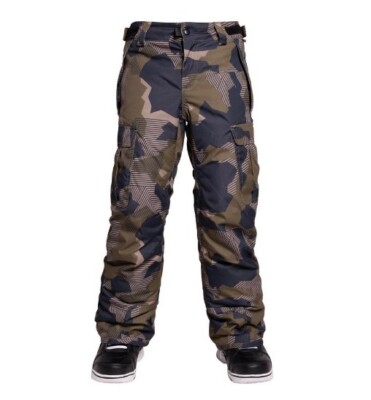 686 Boys All Terrain Pant (M) Olive Geo Camo L6W603-OLV | eBay