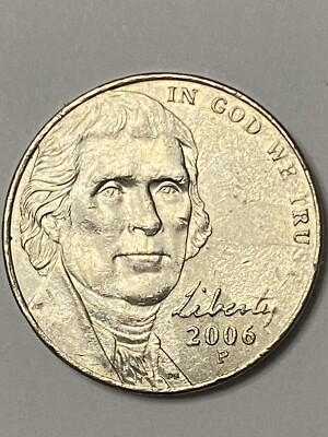 ERROR JEFFERSON NICKEL 2006 PHILADELPHIA MINT | eBay