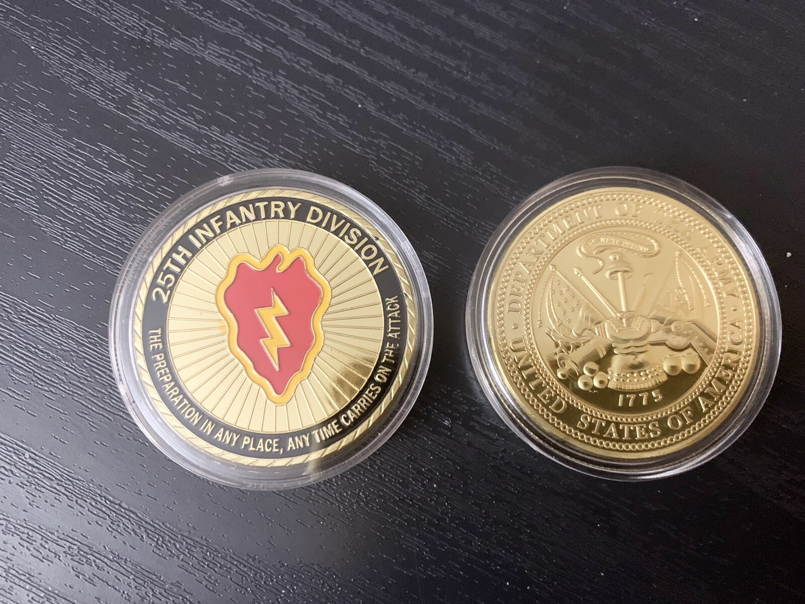 US Army 25th Infantry Division Challenge Coin - 25th ID Combat Unit | eBay