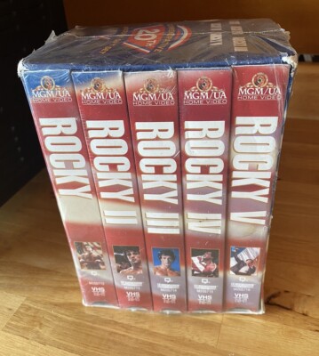 Rocky Collection Commemorative 25th Anniversary Sealed~ VHS New Great 1 ...