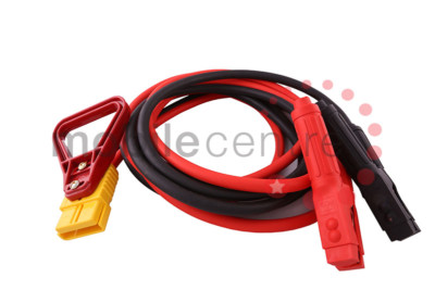 Yellow Anderson SB175 with 500mm 35mm2 cable to croc clips battery jump ...