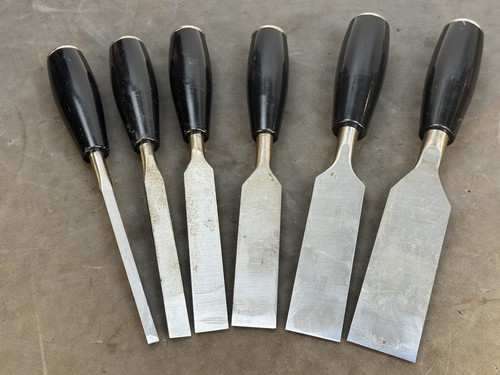 Vintage Stanley No 40 Chisel 6 Piece Set 1/4" to 1 1/2", Everlasting ...