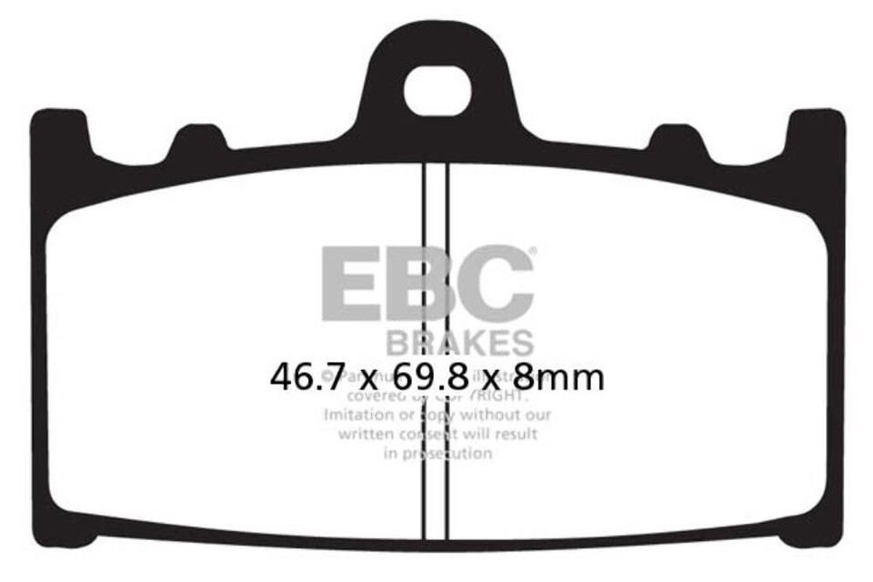 EBC Track Day Extreme Performance Brake Pad EPFA158HH | eBay
