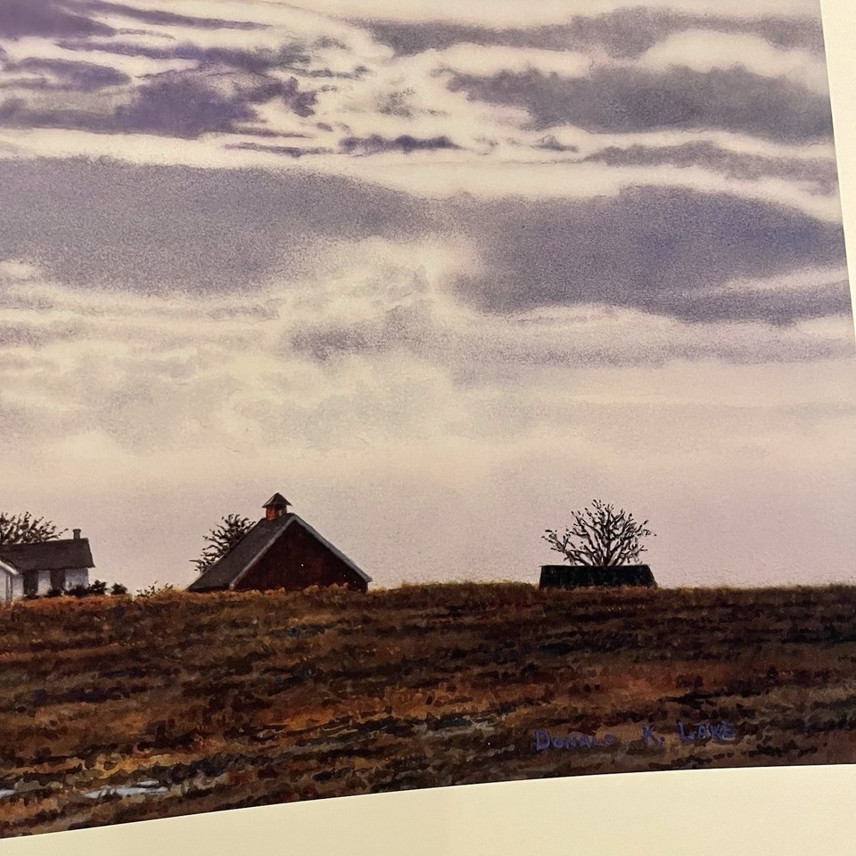 Southwest Artist Donald Don K. Lake Watercolor Print Landscape Large ...