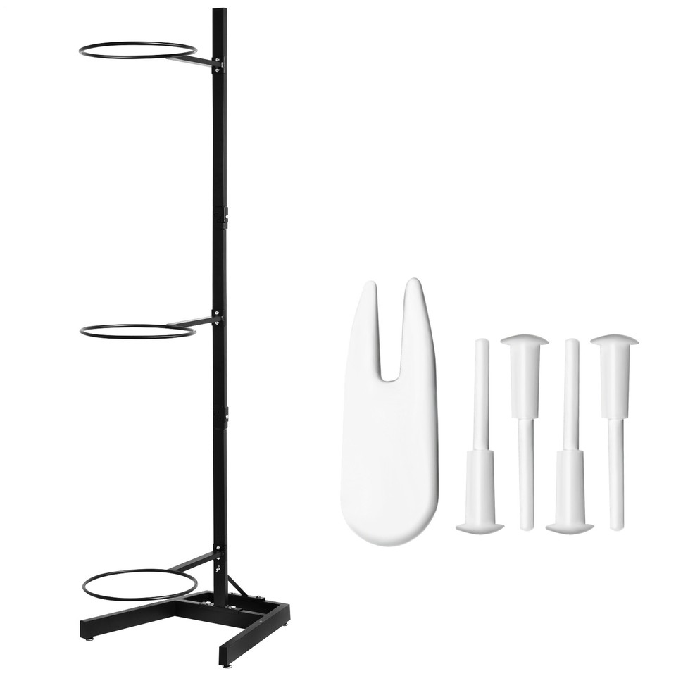 Stability Ball Rack, Exercise Ball Stand, Gym Ball Storage Stand 3 ...