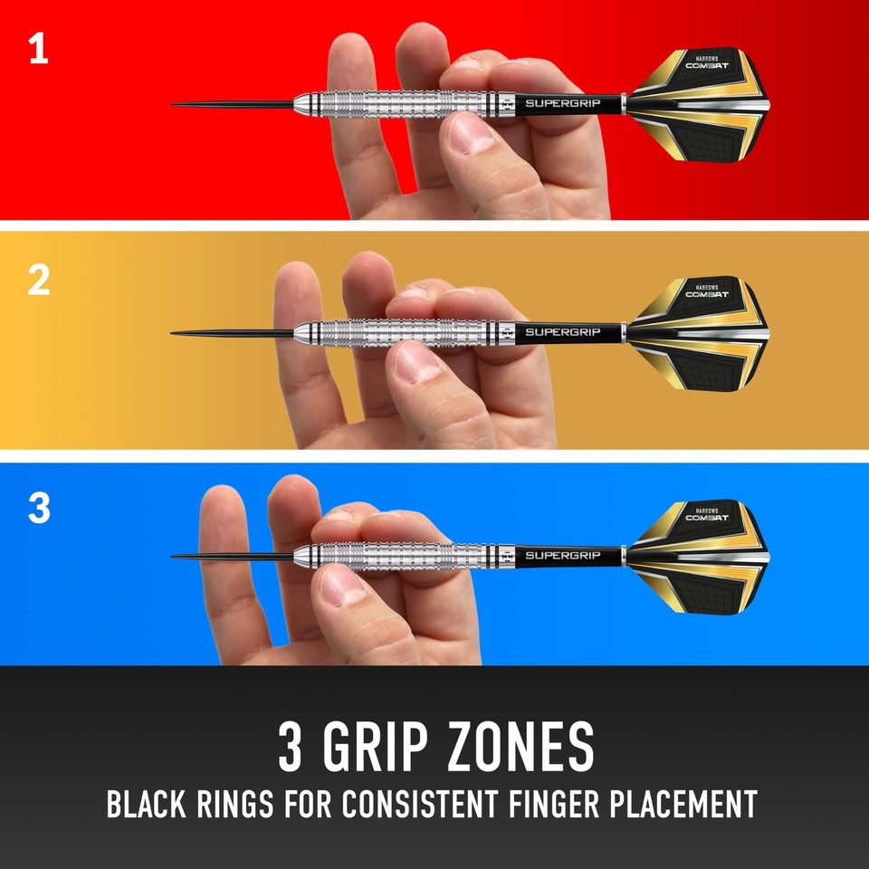 Harrows Combat 90% Tungsten Steel Tip Darts Set I 21g to 30g All ...
